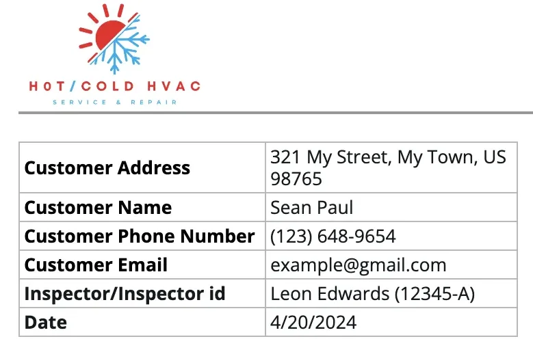 HVAC PPM Checklist Template - Housecall Pro